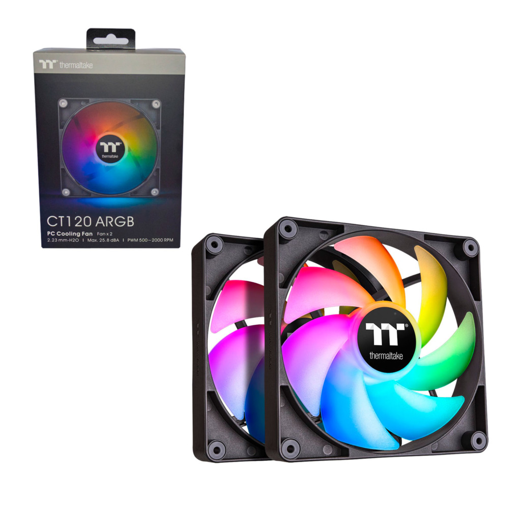 CT120 ARGB Sync PC Cooling Fan (2-Fan Pack) - Clones y Periféricos