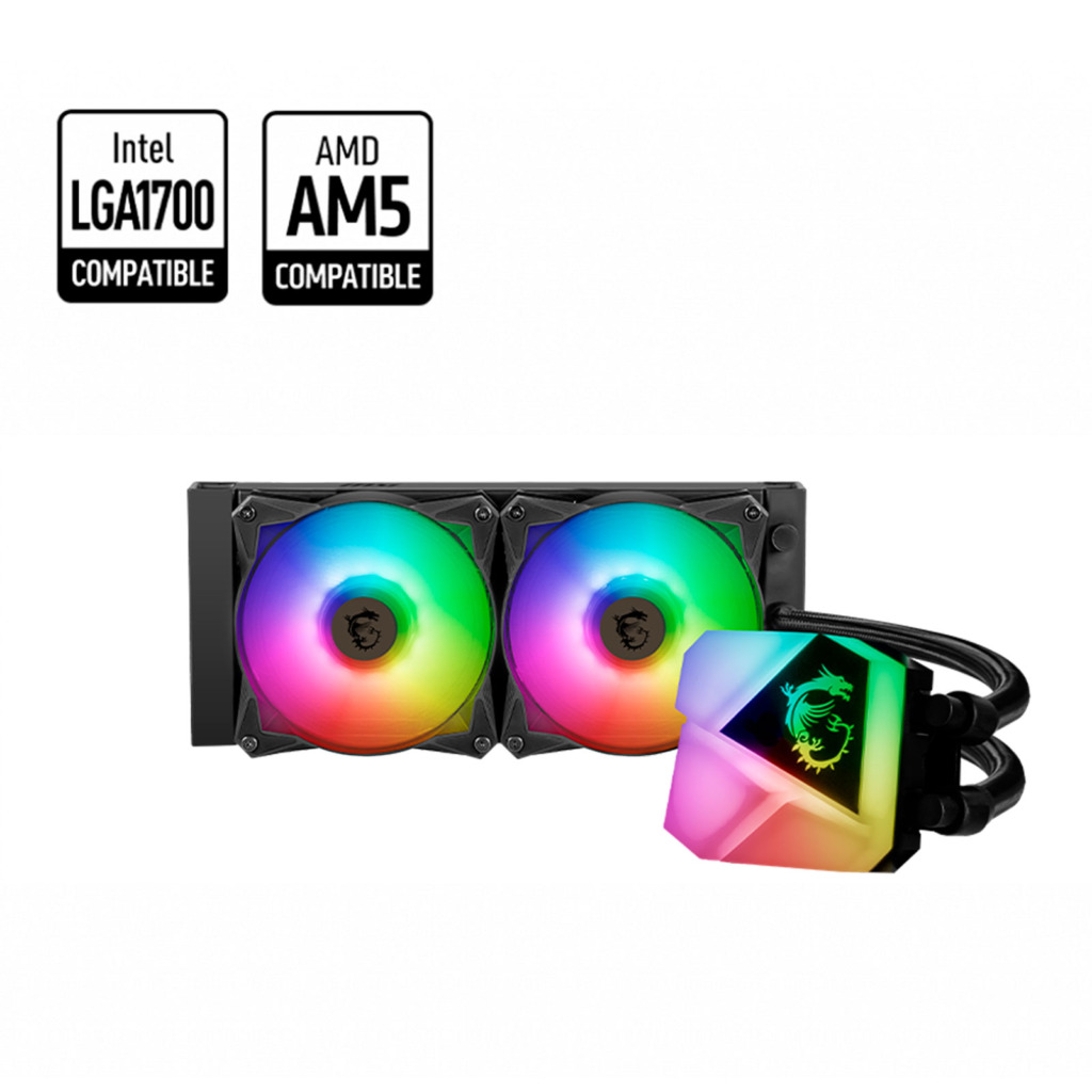 MSI MAG CORELIQUID C240 RGB - Clones y Periféricos